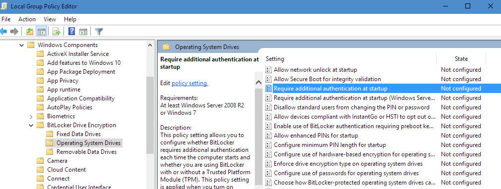 Criptare date pe hard disk în Windows 10 cu BitLocker