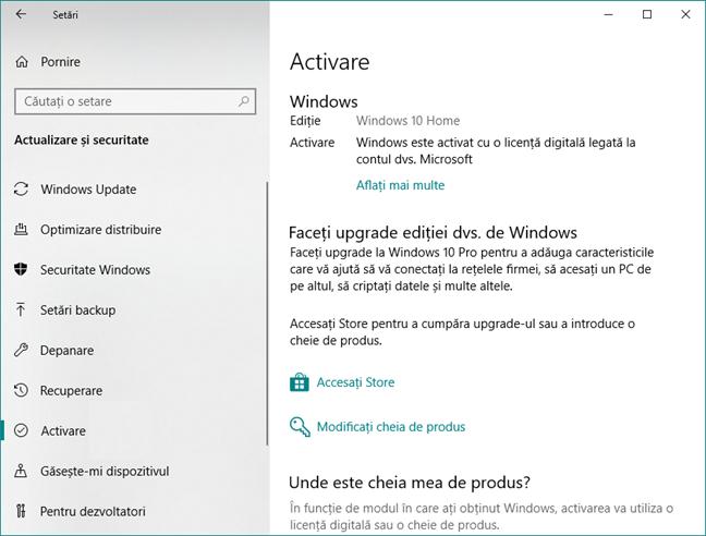 Recuperare cheie Windows 10 sau Windows 7 - OmulBun.com