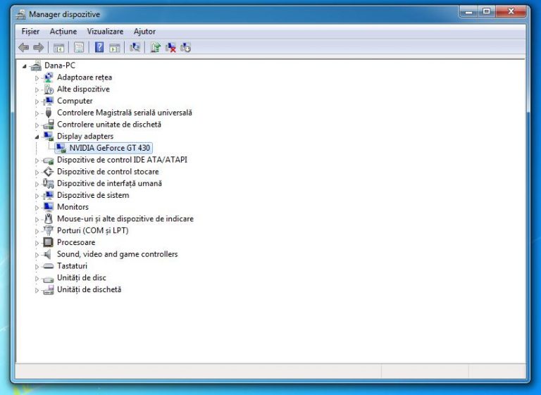 Unde văd ce placă video am în Windows 7 - OmulBun.com