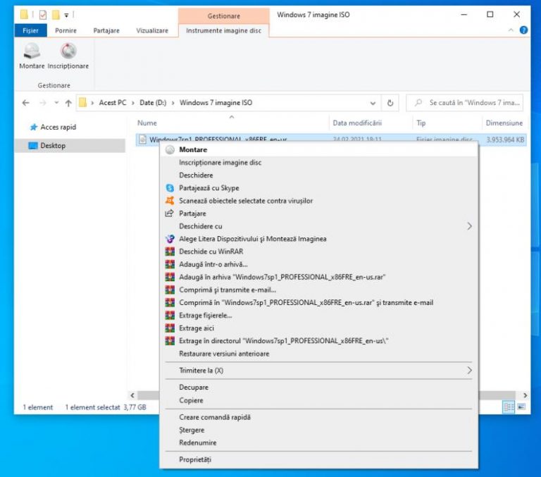Program de deschis fișiere ISO - OmulBun.com