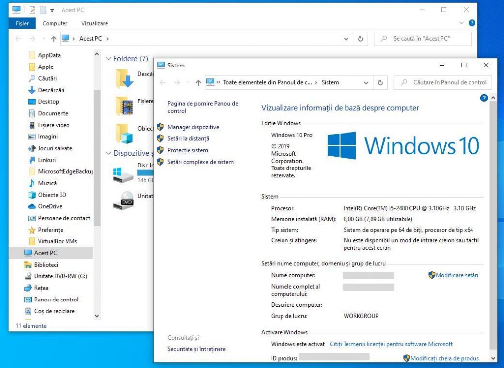 Unde văd ce versiune de Windows am?